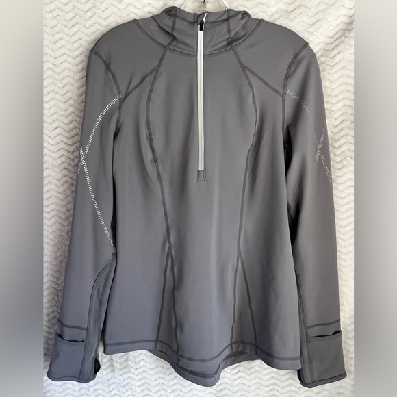 Zella | Jackets & Coats | Euc Zella Athletic Jacket Gray M | Poshmark